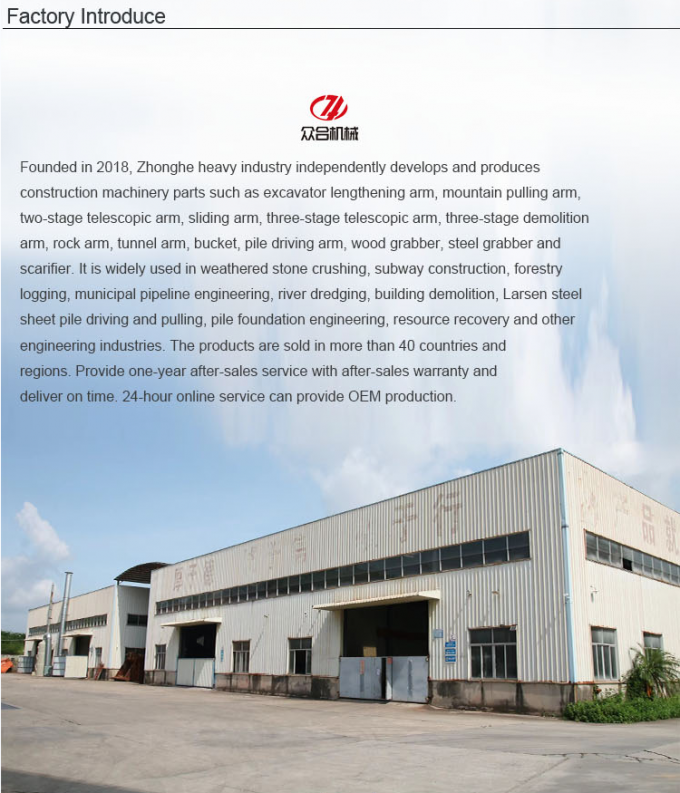 Excavator Long Reach Arm Hitachi 1200 Excavator Extension Digger Boom ...