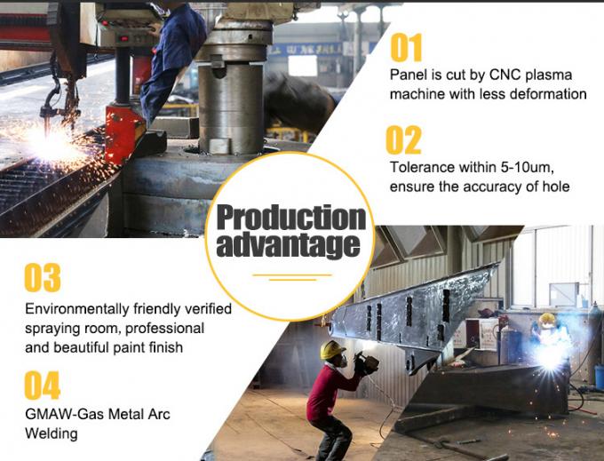 Antiwear Long Reach Demolition Boom 26 Meter Yellow Color For SANY 485