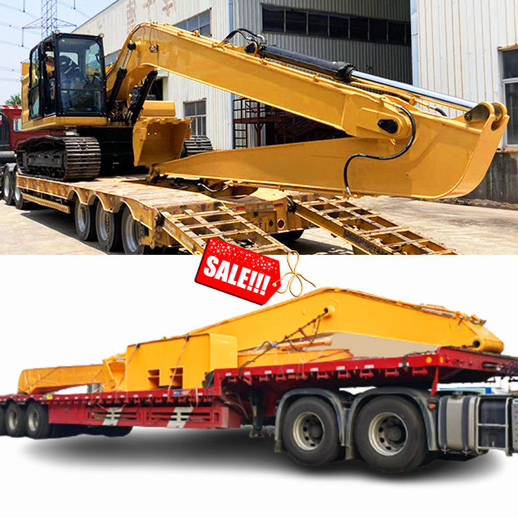 Philippines Long Reach Excavator Boom Arm , 14m Excavator Long Boom Arm ...