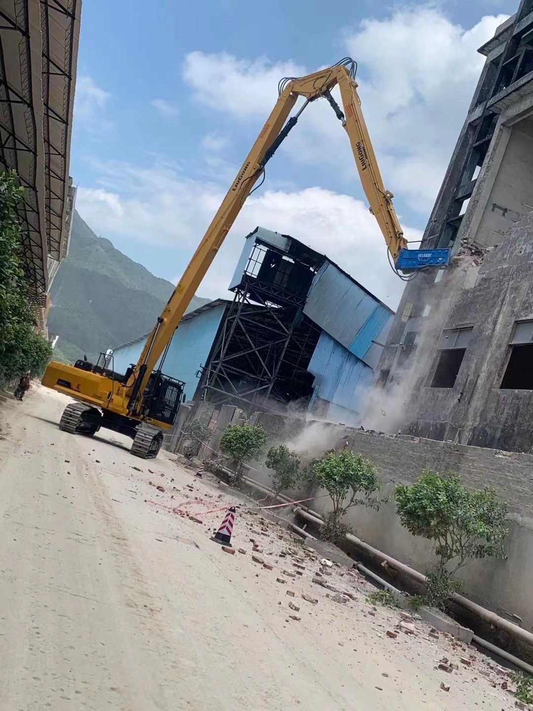 CE certification PC450 CAT320 Concrete Excavator Long Reach Demolition ...