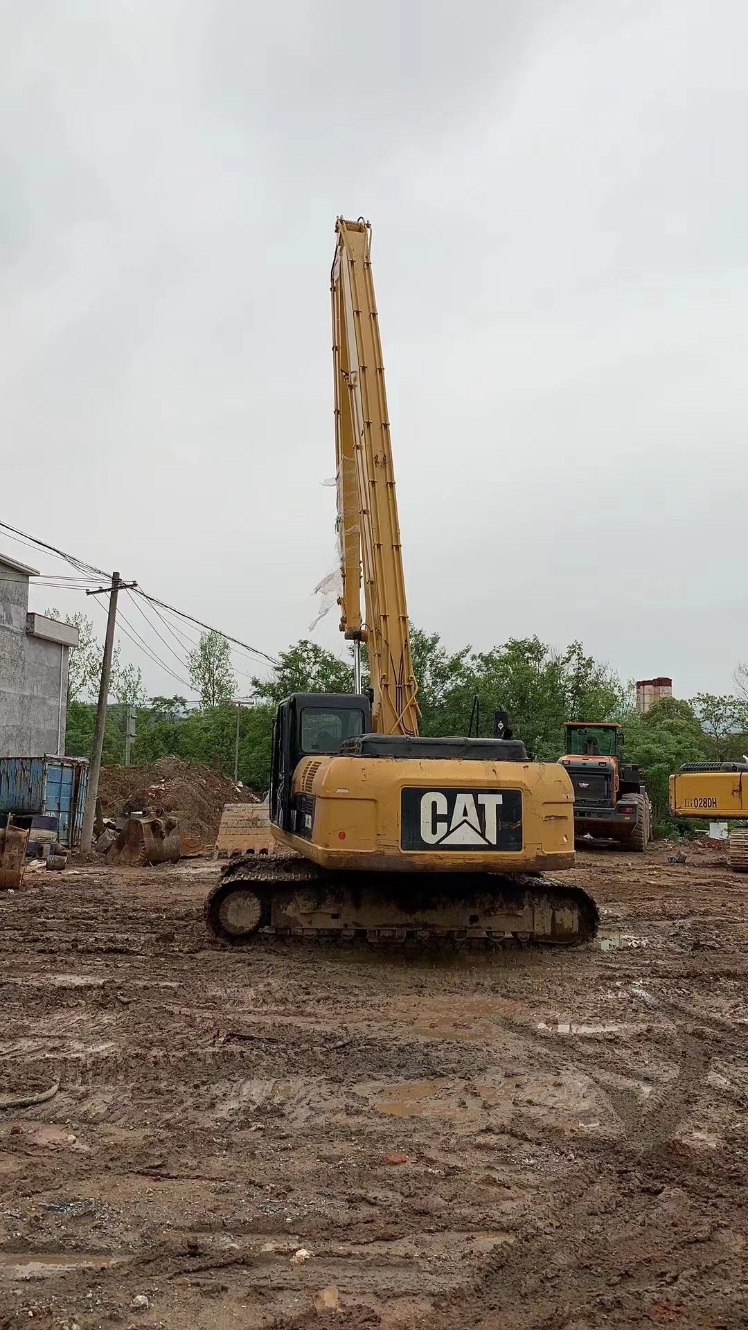 Two Section Excavator Demolition Boom Long Reach 14-24m Durable