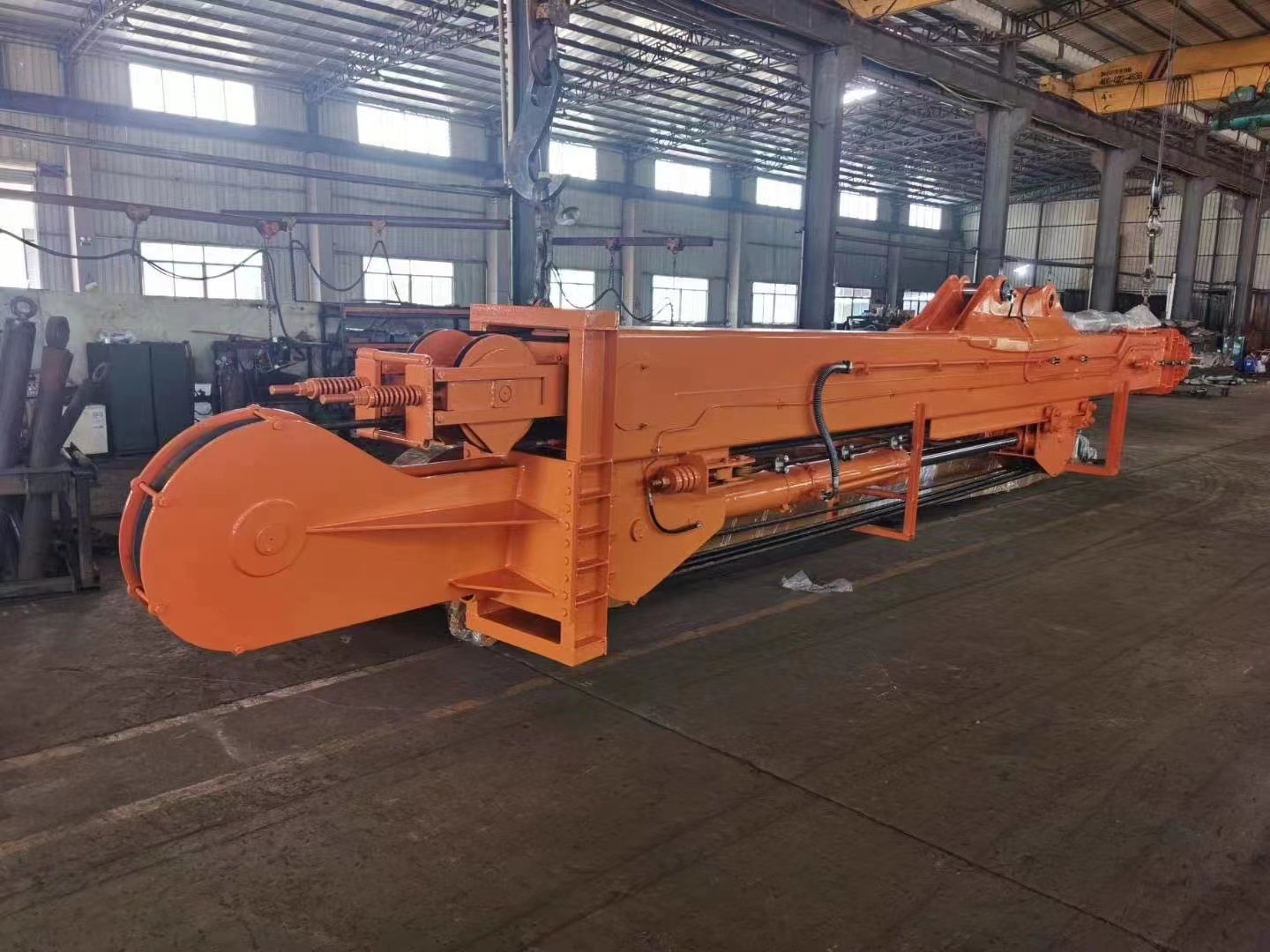 Komatsu Three Section Telescopic Dipper Arm , Q960D Long Reach Boom And ...