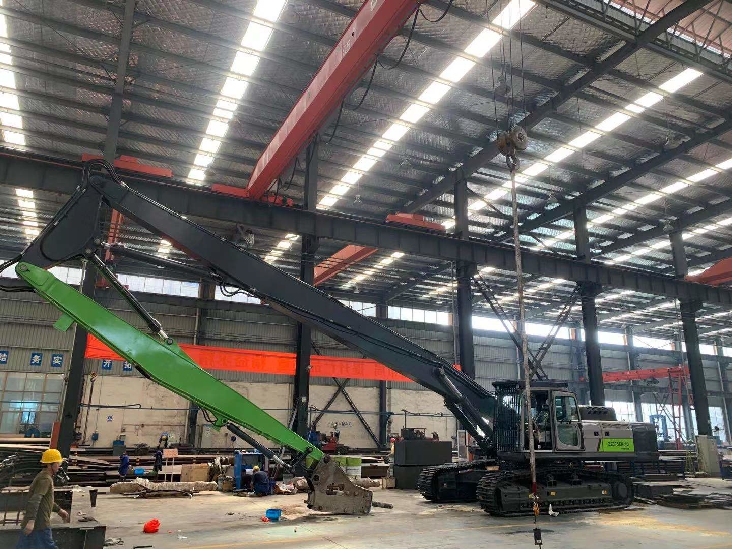 Zoomlion 375 Excavator Demolition Boom Attachments Sturdy 24 Meter ...