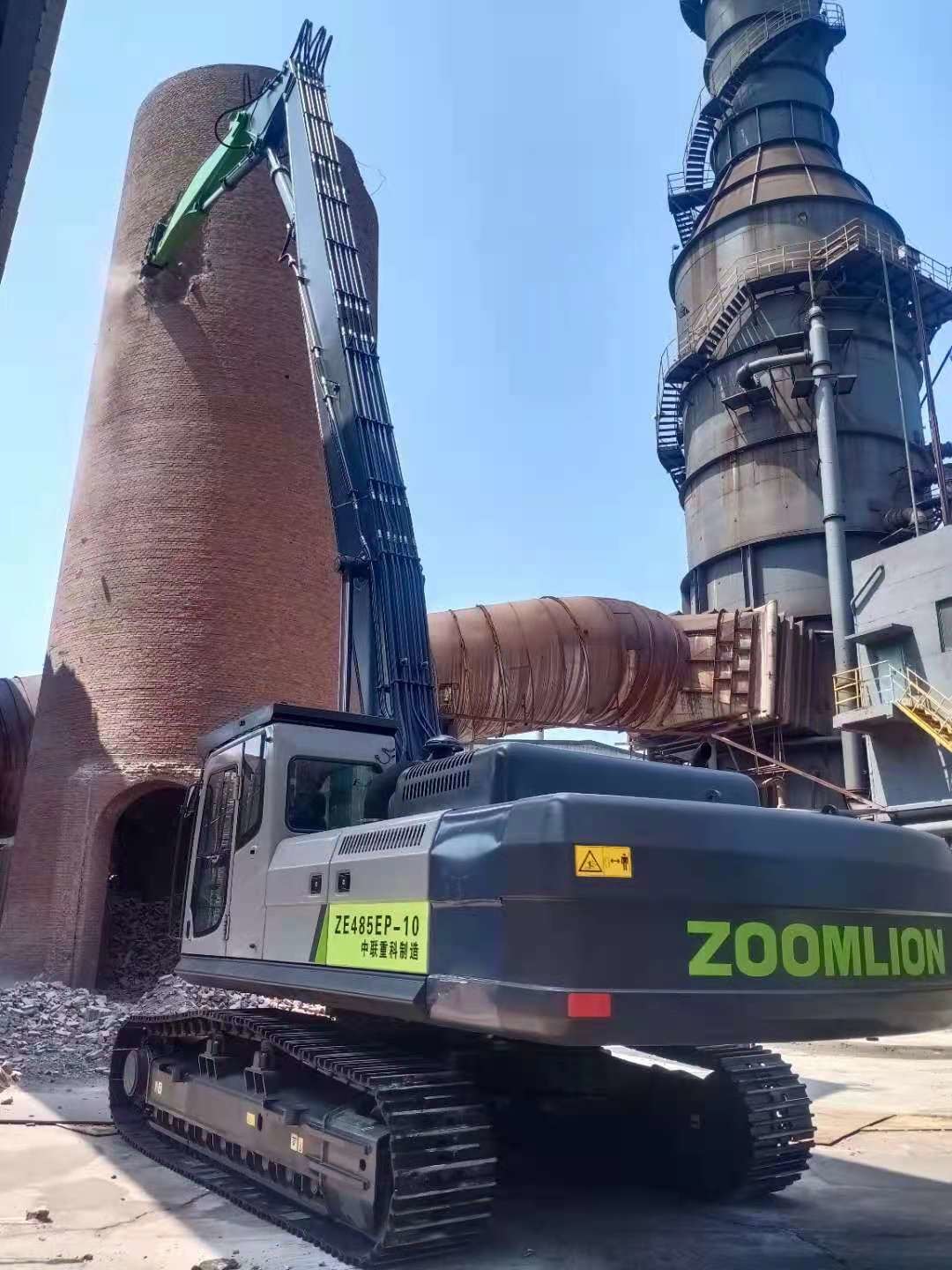 Zoomlion 375 Excavator Demolition Boom Attachments Sturdy 24 Meter ...