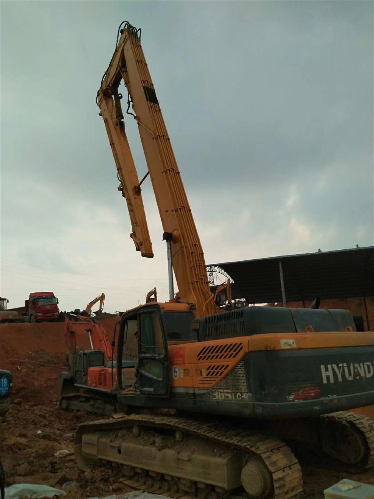 CE certification 23M Q355B High Reach Demolition Boom Excavator Long ...