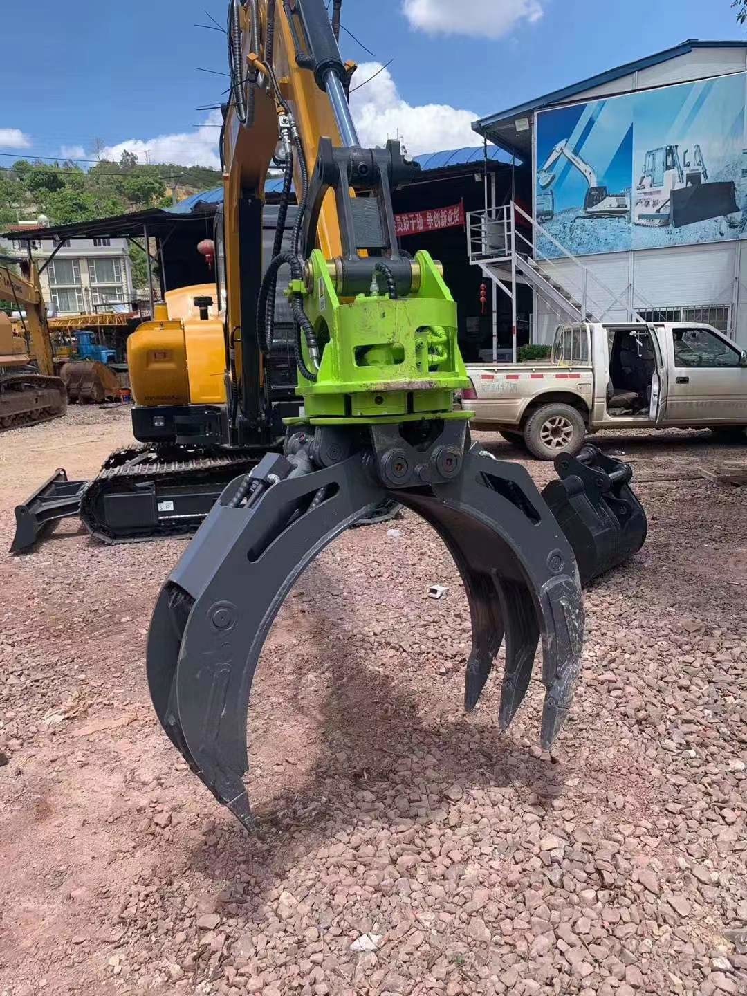 ZHONGHE Rotary Hydraulic Grabs For Excavators , Practical Excavator ...