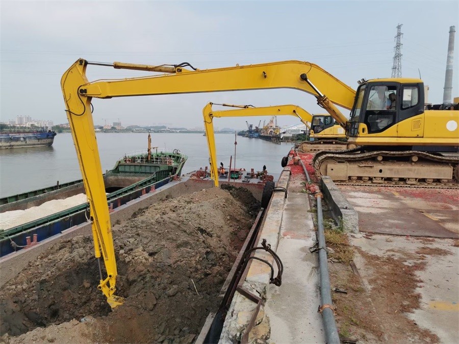 Excavator Long Arm 18 Meters Practical Excavator Dipper Arm Extension ...