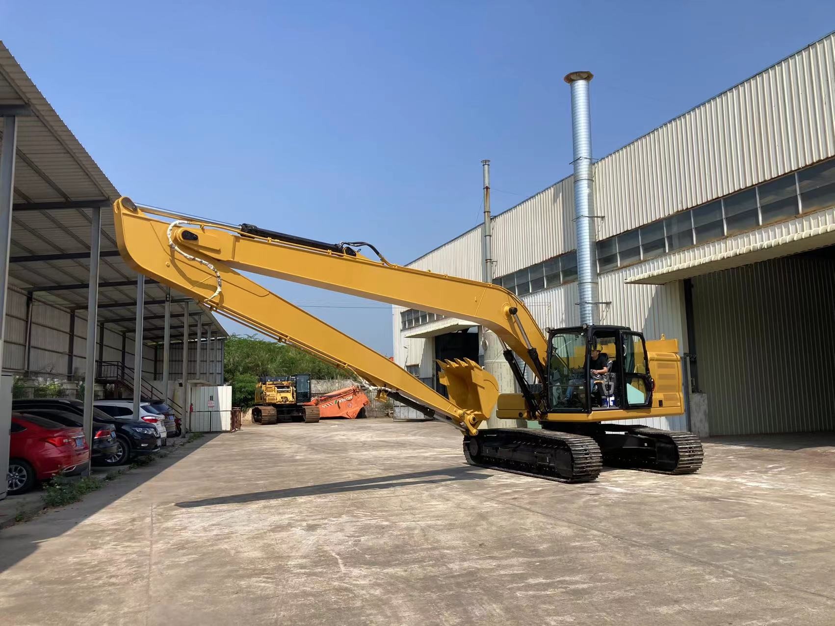 Excavator 20 Meter Long Reach Boom And Arm For Kobelco SK380