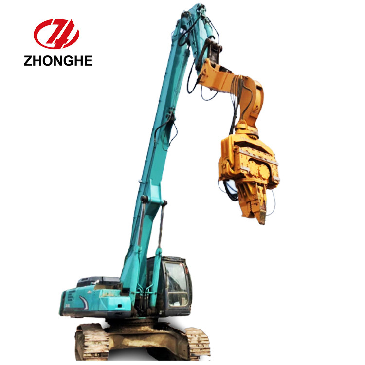 13M 15M Excavator Pile Driver Boom concrete piles For ZX330 PC300 ...