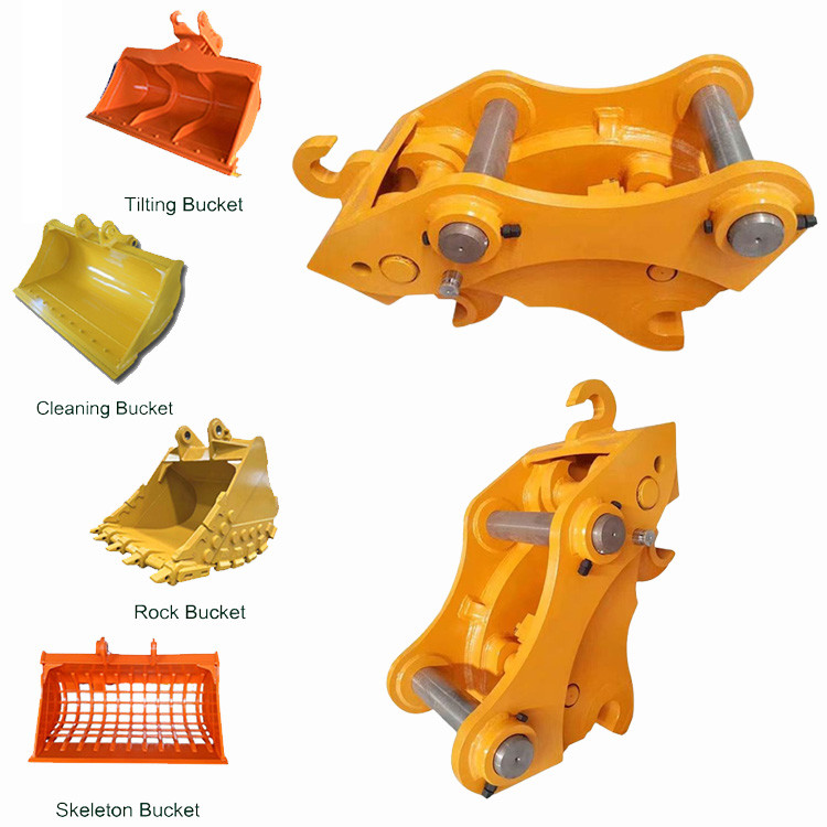 Safe High-effective Excavator Quick Coupler, Hydraulic Quick Hitch With ...