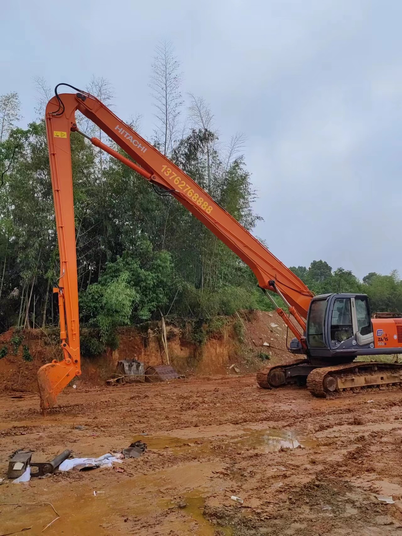 High Reach Demolition Excavator Boom CLB-002 For Working Condition ...