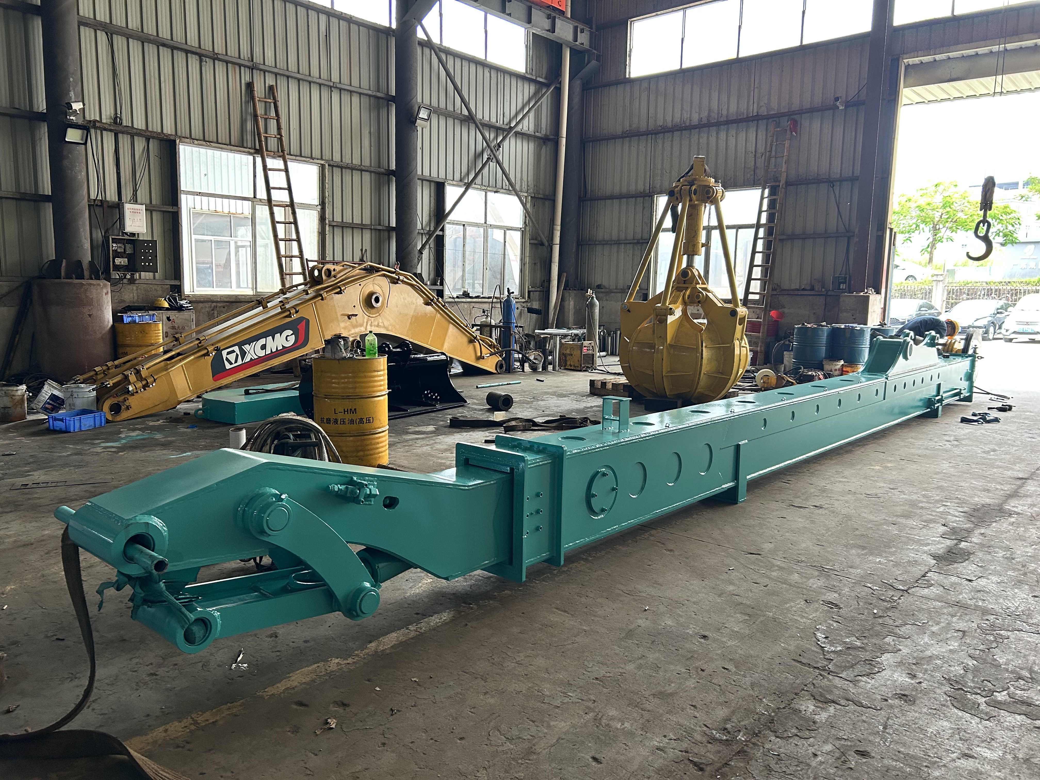 Two Section Telescopic Arm for SK350 Excavator Adjustable Excavator ...