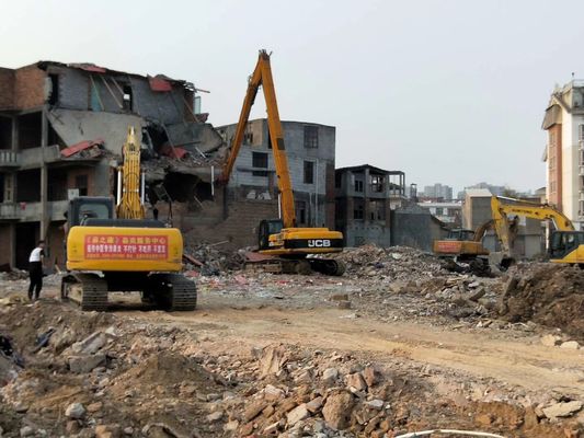 JCB 360 Erosion Resistant Demolition Arm , Practical Excavator Long ...